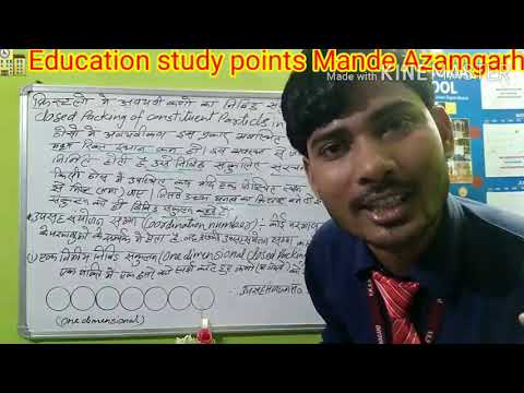 Class 12 Solid state, Closed packing of Constituent particles in ...