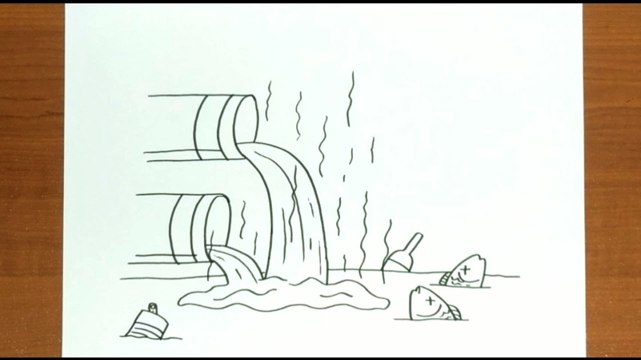 How to Draw TOXIC INDUSTRIAL WASTE - YouTube