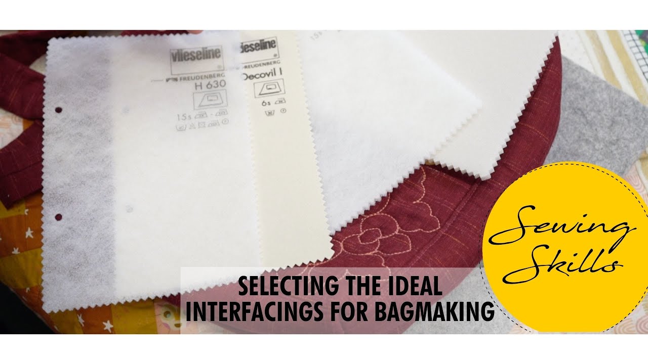 Identify The Ideal Interfacing For Your Next Bag Project - YouTube