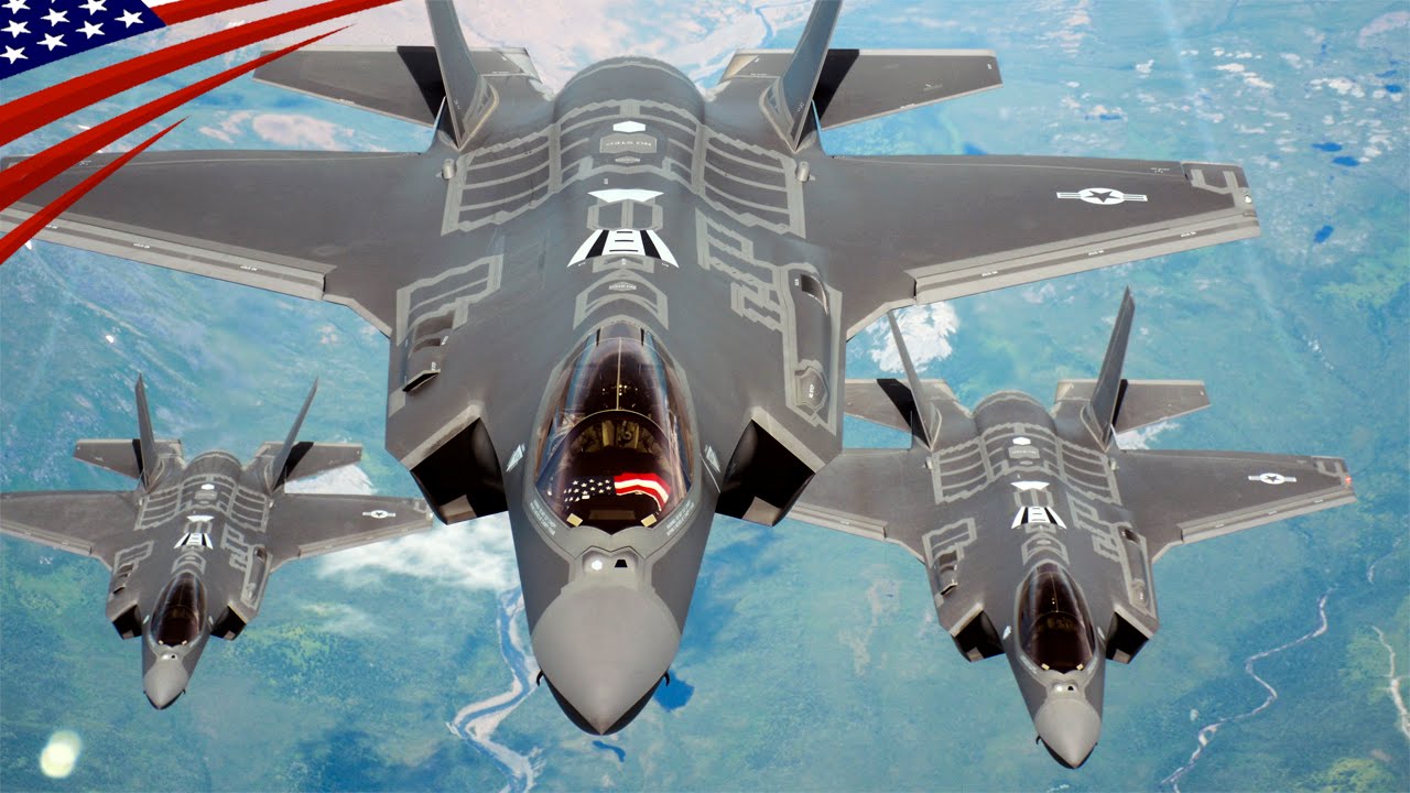 Three F-35A Fighters Aerial Refueling (Uncut Video) - F-35A戦闘機の3機連続空中給油 ...