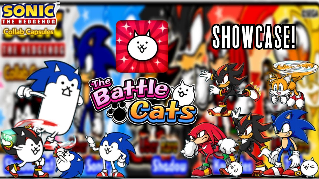 All Sonic Collab Units in Battle Cats! - YouTube