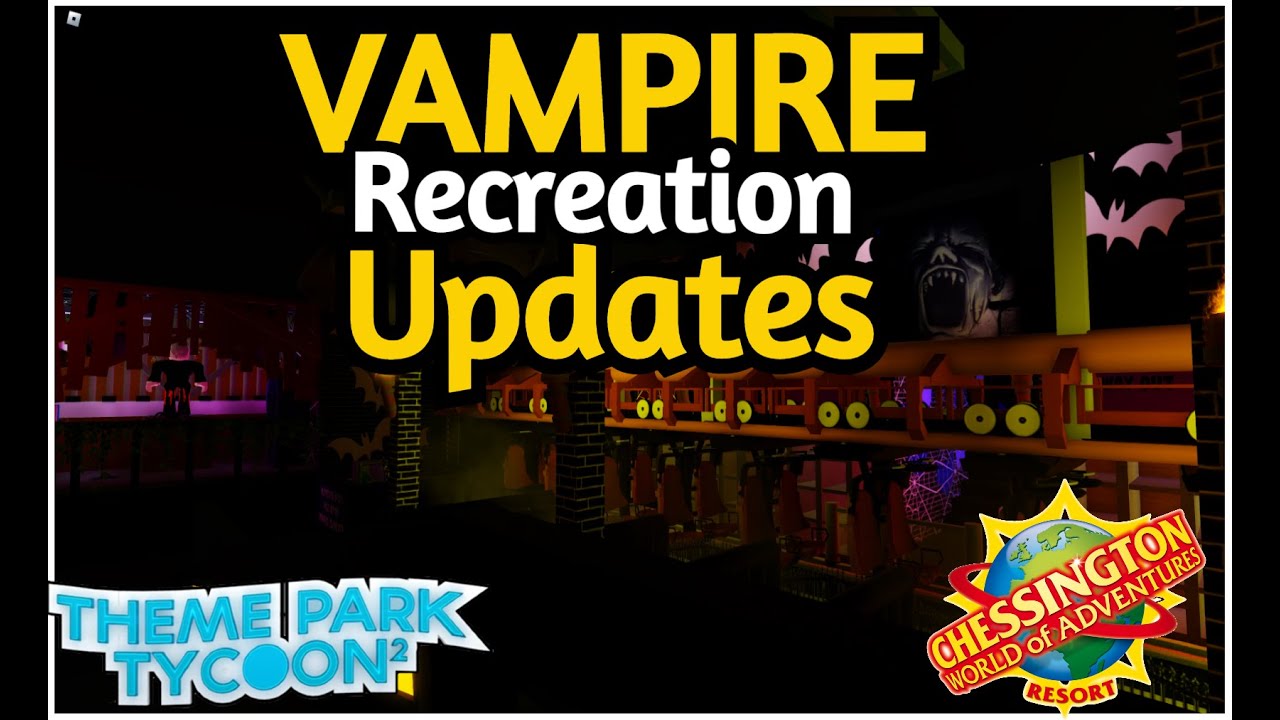 Theme Park Tycoon 2 CWOA- VAMPIRE UPDATE April 2023 - YouTube