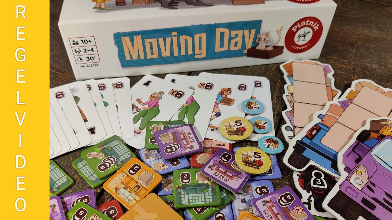 Moving Day (Piatnik 2024) Regelvideo - Regelüberblick - schnell ...