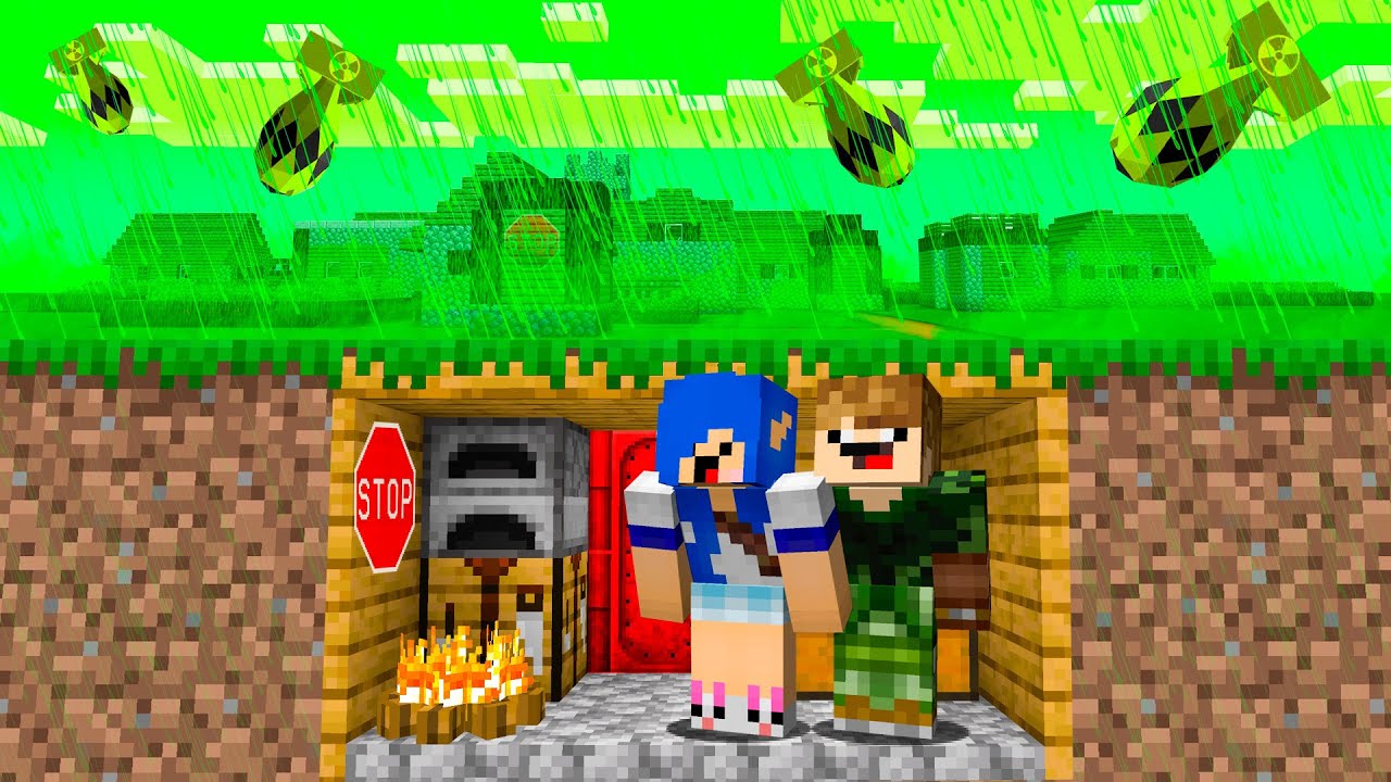 Eu e Meu MELHOR AMIGO sobrevivemos a CHUVA ÁCIDA no MINECRAFT! - YouTube