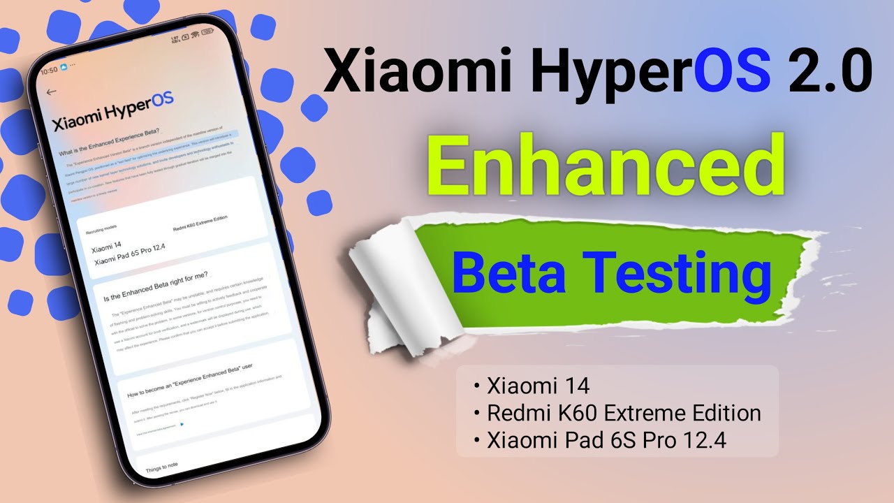 Official - Xiaomi HyperOS 2.0 Enhanced Beta Update | Upcoming Features Full Details - YouTube