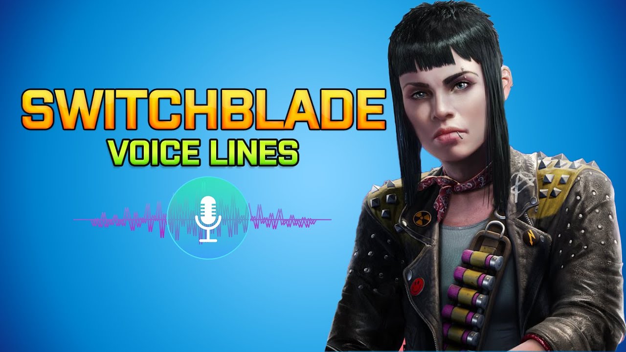 Switchblade Rogue Company Voice lines - Switch blade voice pack. | More ...