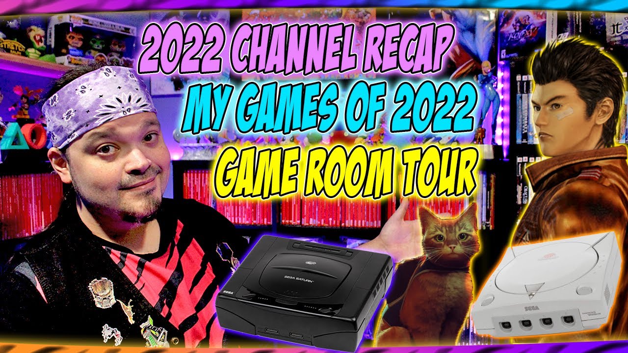 My Games of 2022 - 2022 RECAP - Game Room Tour - YouTube