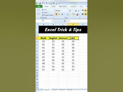 MS-EXCEL 📚How to Move data without cut copy and paste | Excel Tricks & Tips 2021 #Shorts # ...