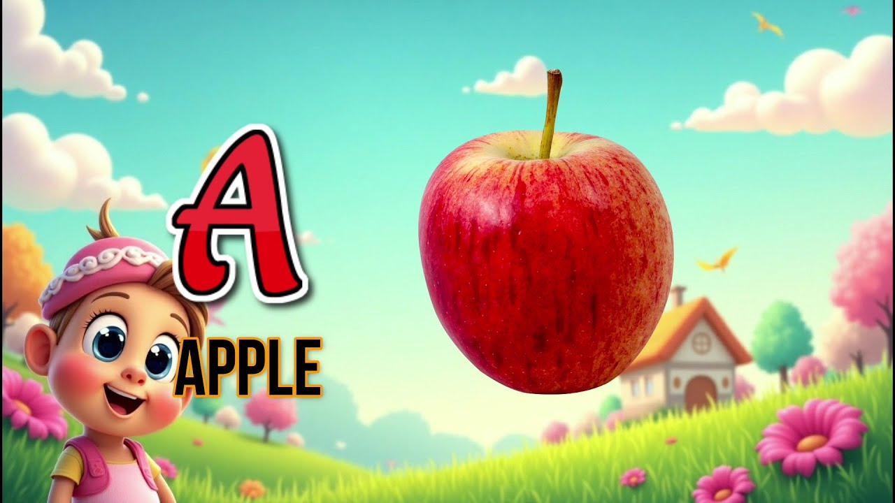 ABC Song for Kids | A for Apple & Fun Alphabet Song with Cute ...