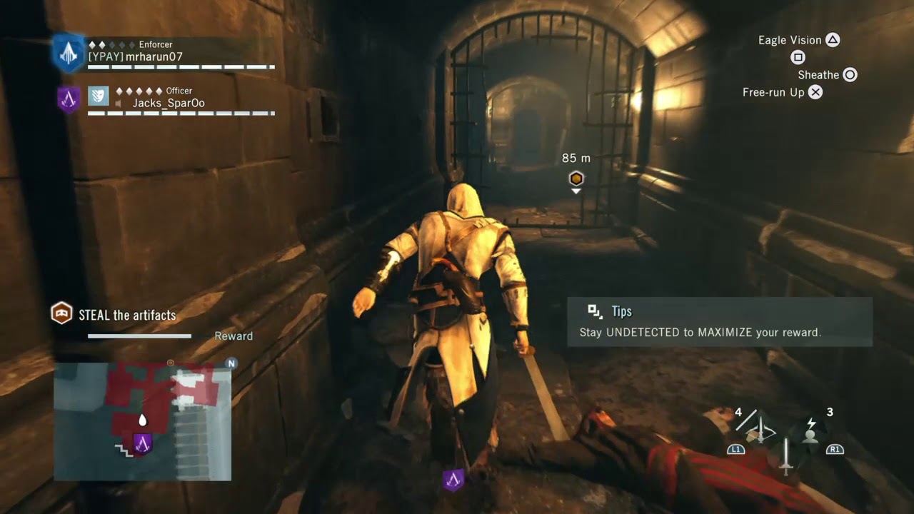 Assassin's Creed® Unity sewer exploring and fast mission full prize 70 ...
