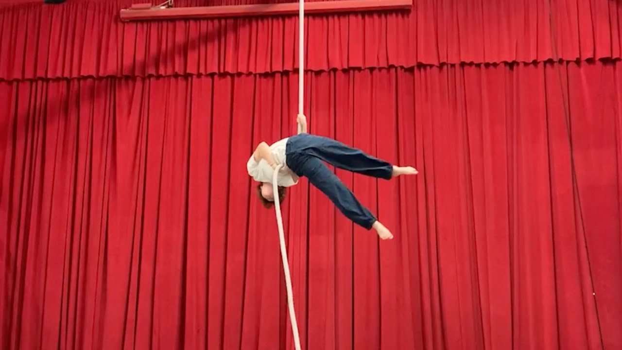Transgender Circus Arts Research: Aerial Rope Act by Izzi Kessner - YouTube