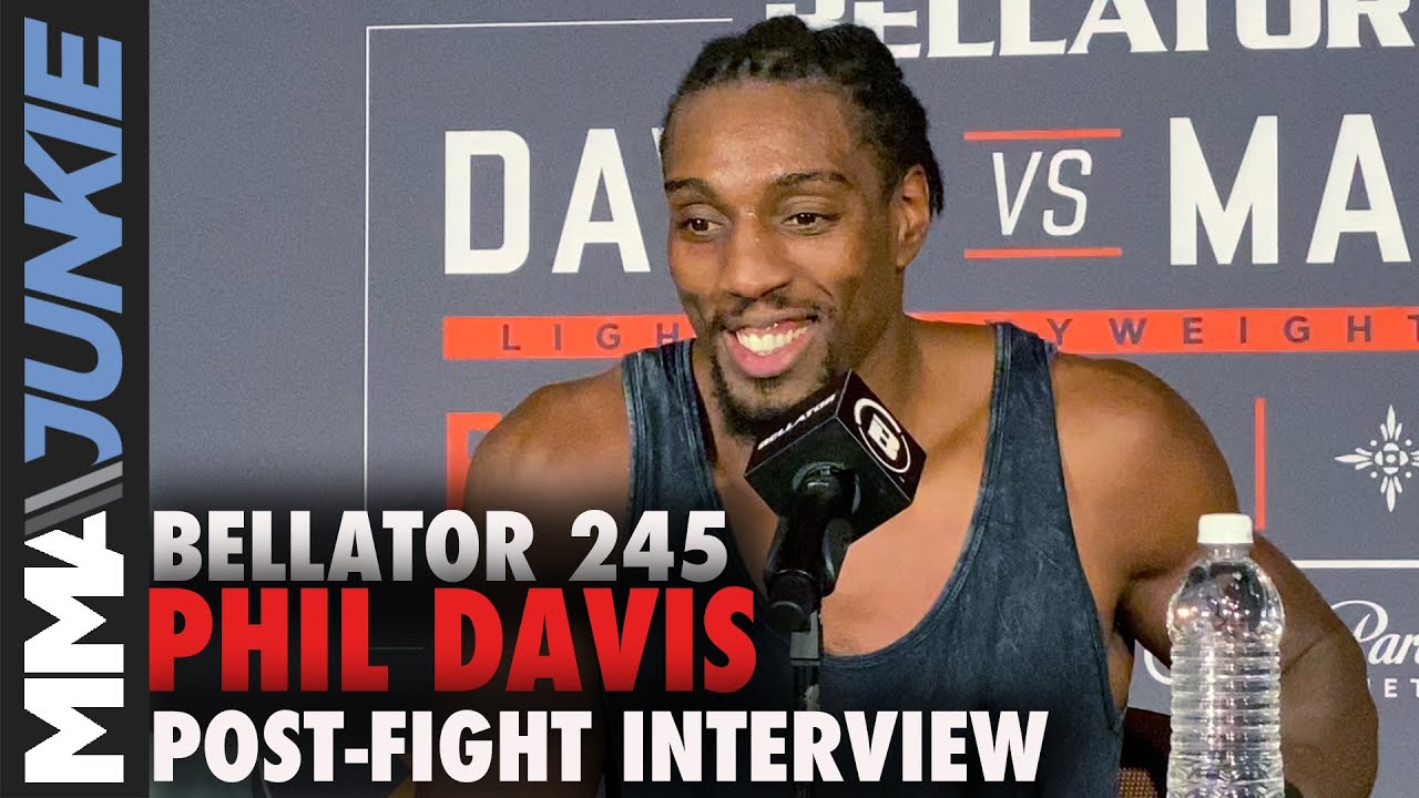 Bellator 245: Phil Davis post fight interview - YouTube