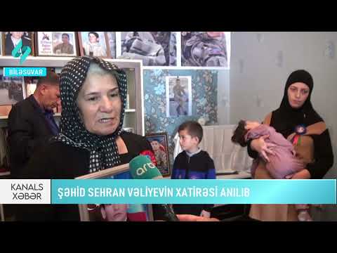Biləsuvarda şəhid Sehran Vəliyevin xatirəsi anılıb