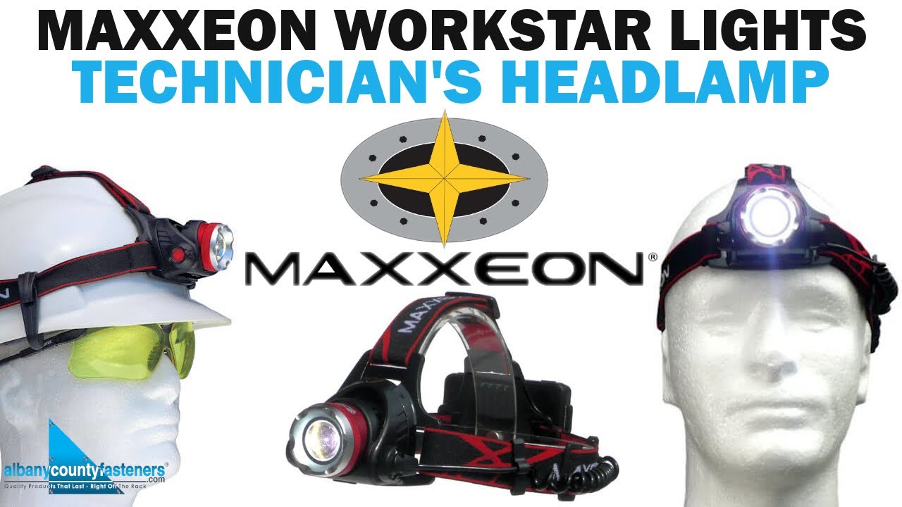 Technician's LED Headlamp - Maxxeon Workstar 630 | Fasteners 101 - YouTube