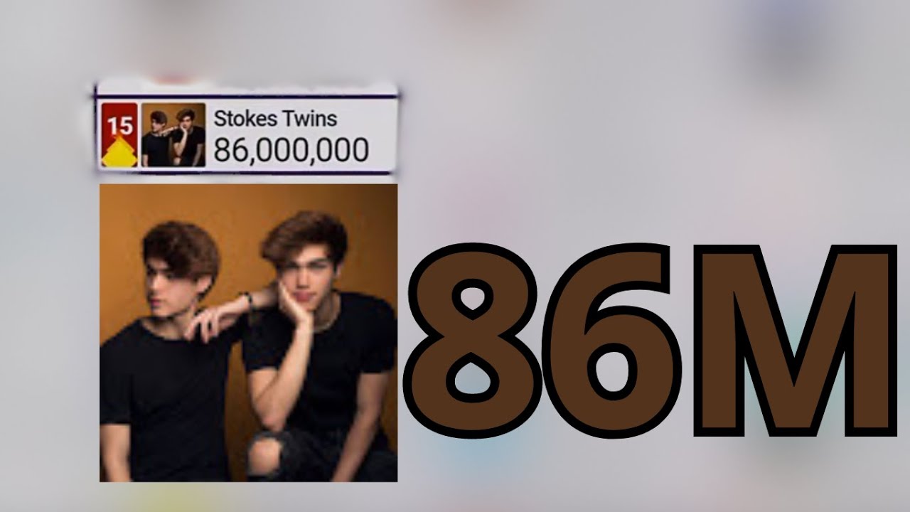 Stokes Twins Hit 86 Million Subscribers - YouTube
