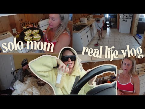 🍒RANDOM REAL LIFE SOLO MOM VLOG | WHATS GOING ON WITH SCHOOL !? | CLEANING + SMALL TJ MAXX HAUL