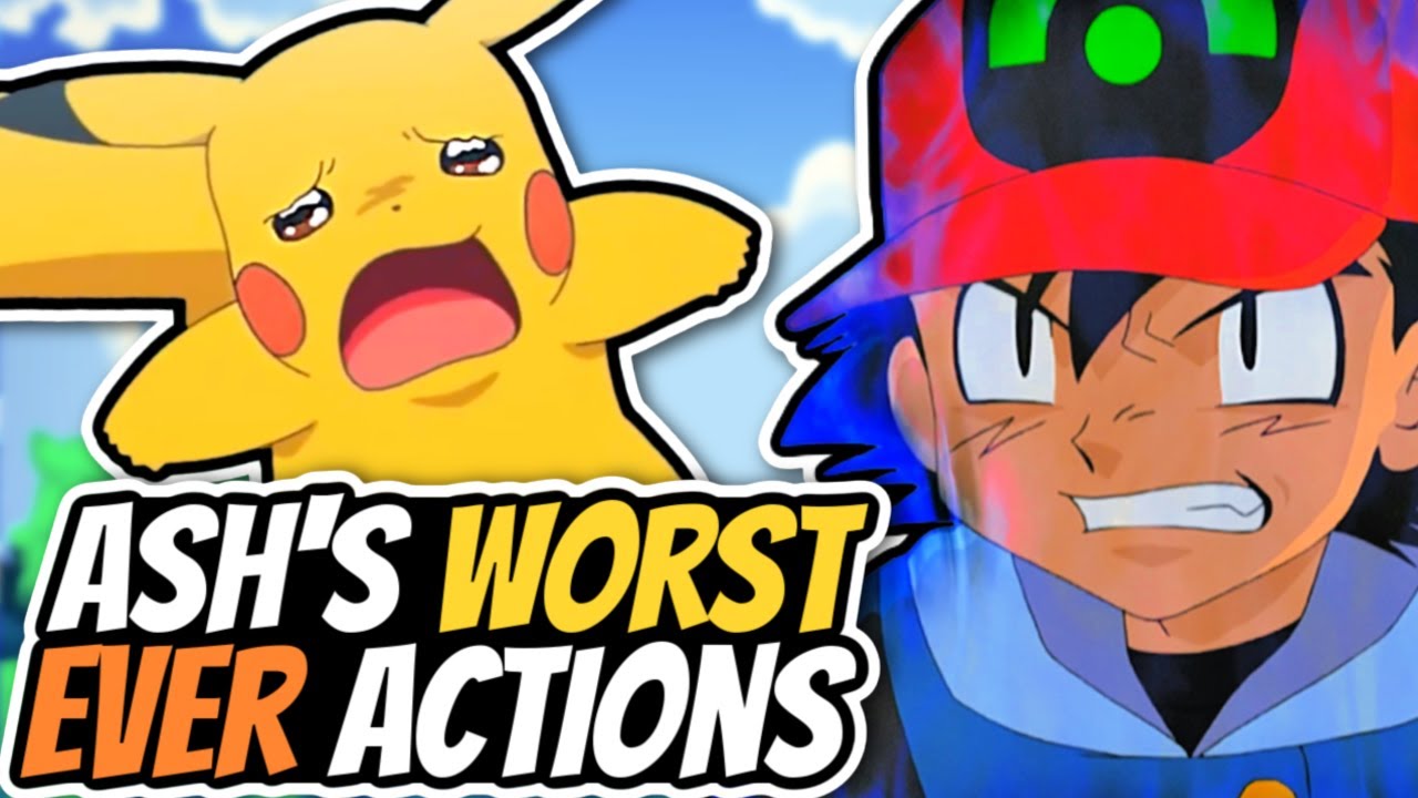 Top 10 WORST Things Ash Ketchum Has EVER Done - YouTube