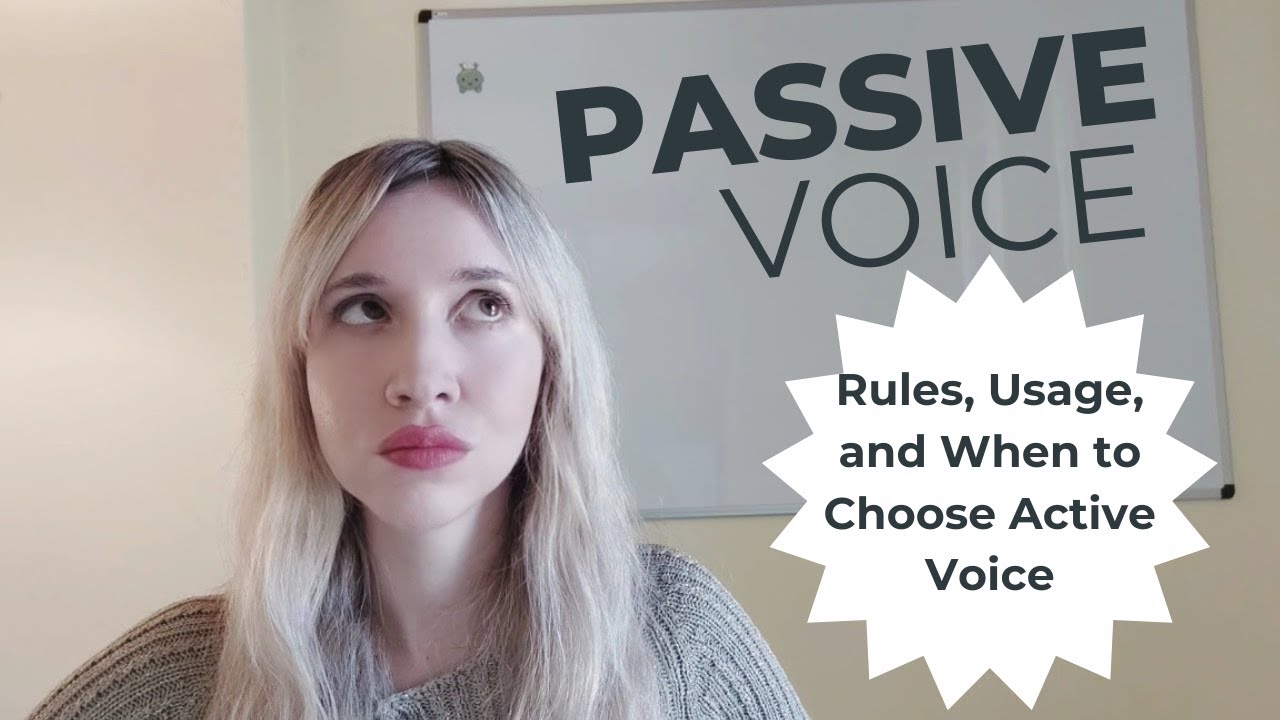 Passive Voice: Rules, Usage, and When to Choose Active Voice - YouTube
