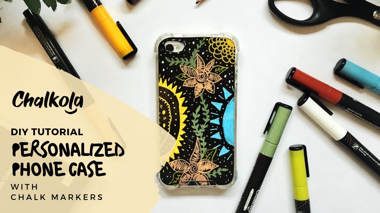 DIY Chalk Paint on Chalkboard | Phone Case [Tutorial] - YouTube
