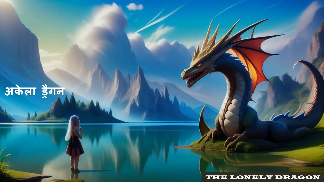 The Lonely Dragon | Fairy Tales | Hindi Kahaniya - YouTube