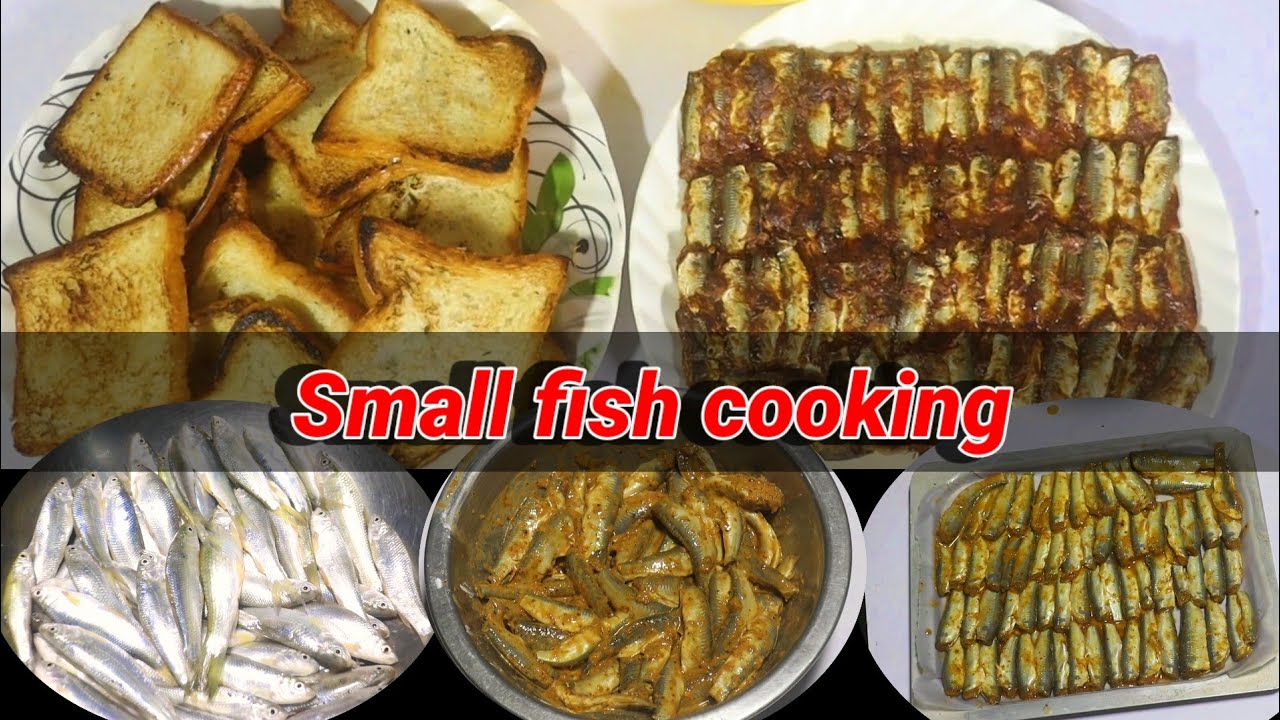 small fish cooking and cuting/new style fish cooking/ fish baked recipe ...