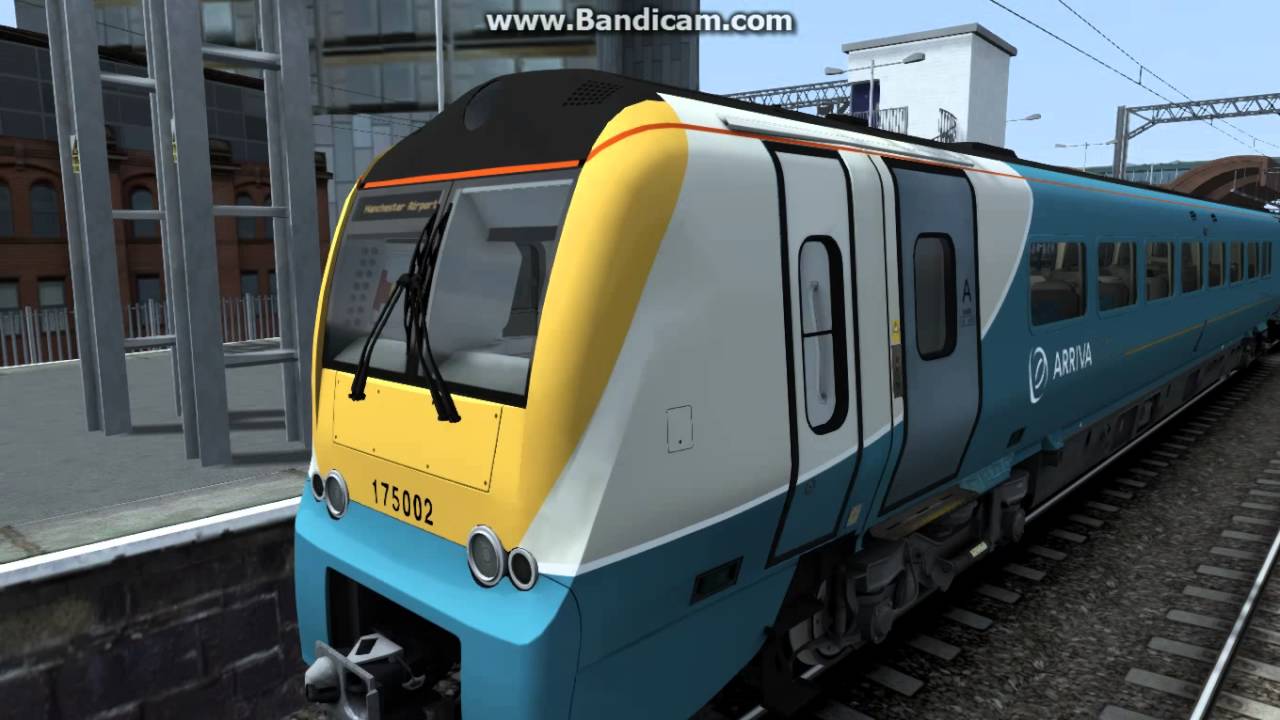 Arriva Trains Wales Class 175 between Deansgate and Piccadilly - YouTube