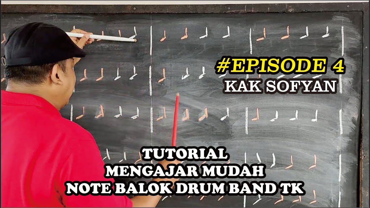 TUTORIAL mengajar mudah not balok Drum Band TK || Episode 4 - YouTube