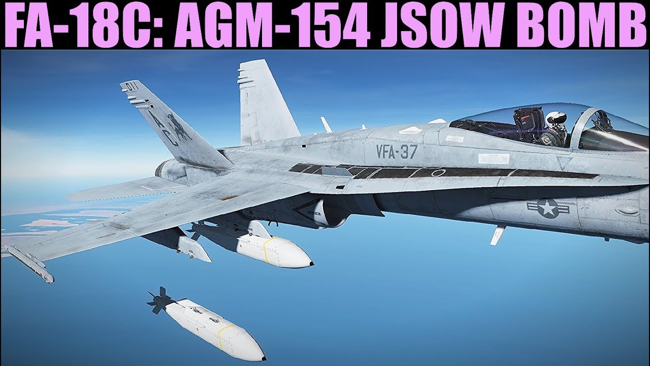 FA-18C Hornet: AGM-154 JSOW Glide Bomb Tutorial | DCS WORLD - YouTube