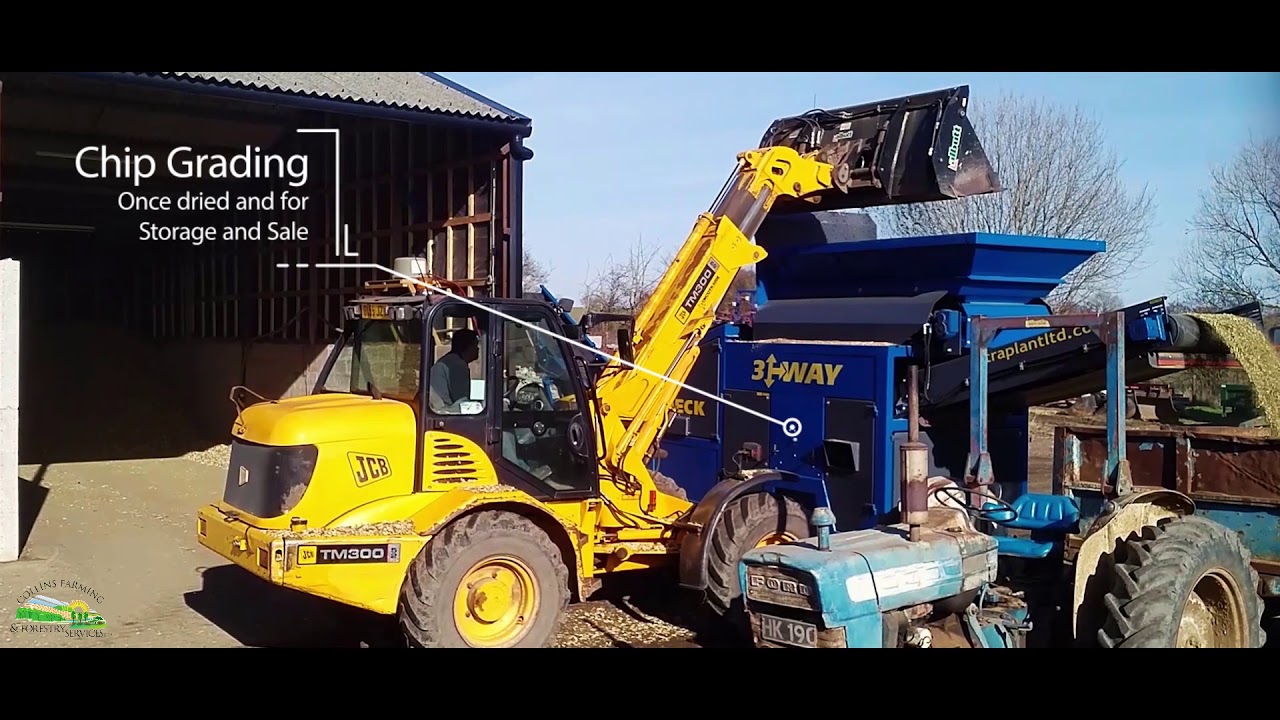 Biomass Chipping - Chip Grading - YouTube