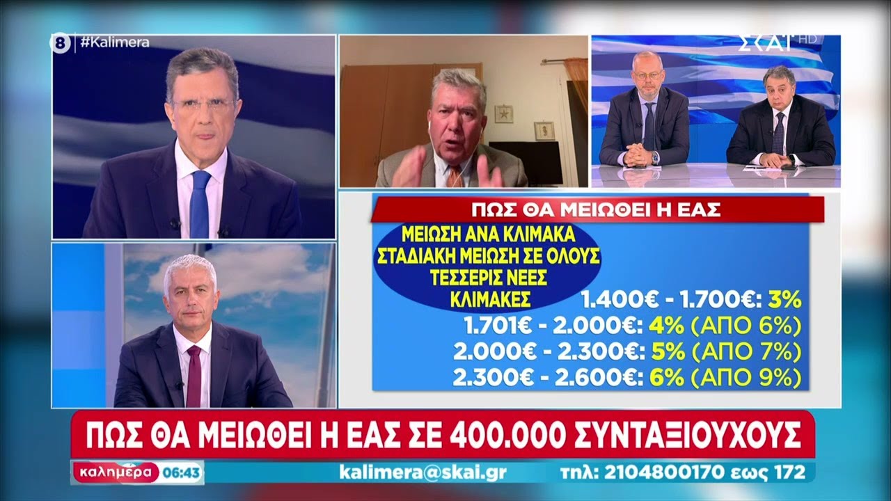 Πως θα μειωθεί η Εισφορά Αλληλεγγύης σε 400.000 συνταξιούχους ...
