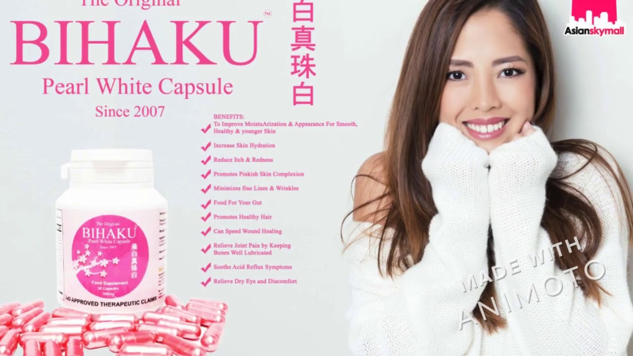 Bihaku Whitening Glutathione and Where to Buy?🌸 - YouTube