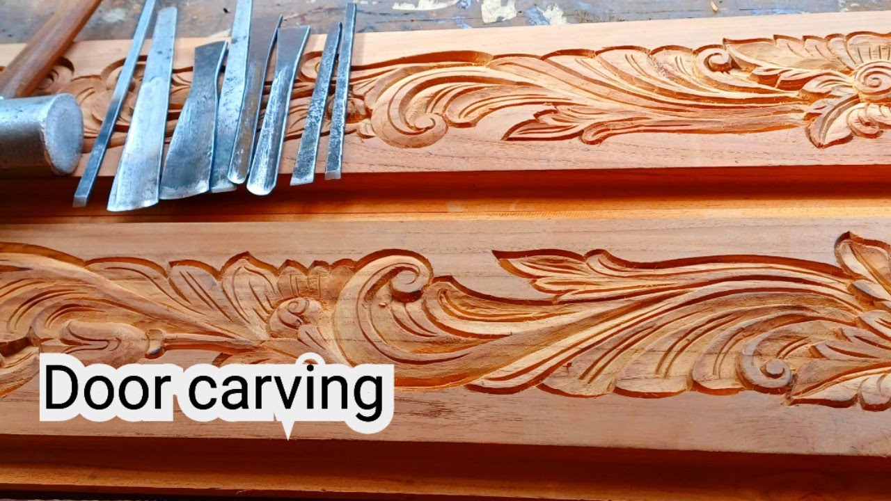Amazing wood carving Door || carving by UP wood art - YouTube