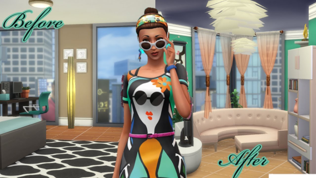 Apartment Renovation || Penny Pizzazz || The Sims 4 - YouTube