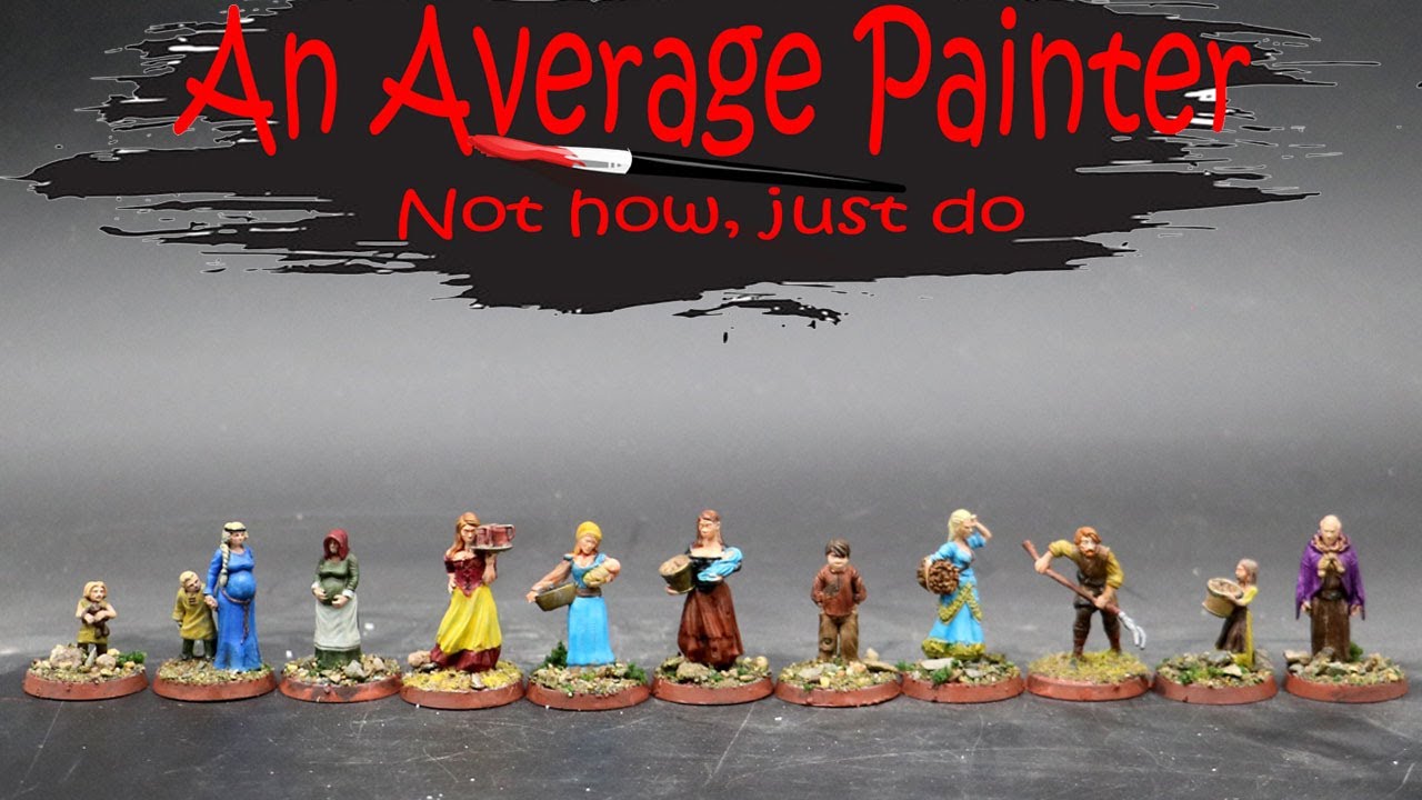 TIMELAPSE - Painting some random 3d printed villagers - YouTube