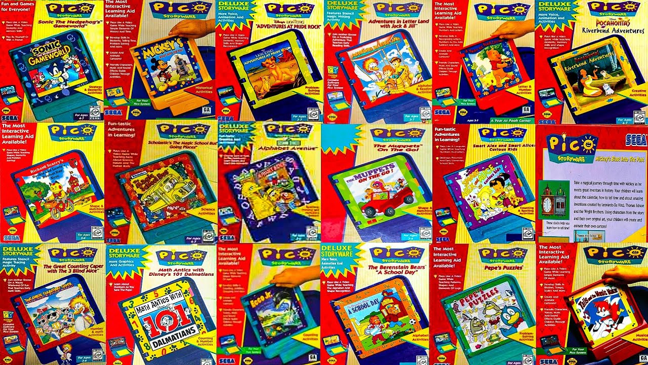 Top 18 Best SEGA PICO Games of all Time (Best Sega Pico Games) - YouTube