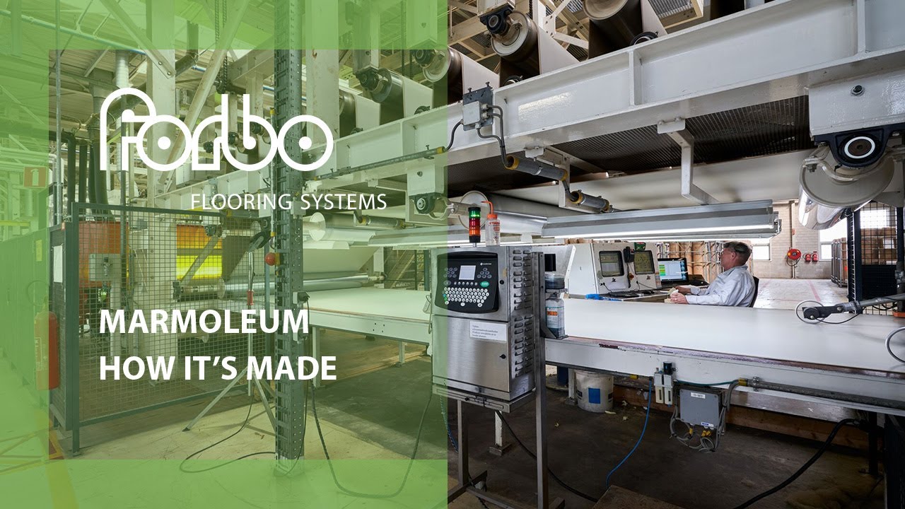 Marmoleum - How It's Made (Japanese) | Forbo Flooring Systems - YouTube