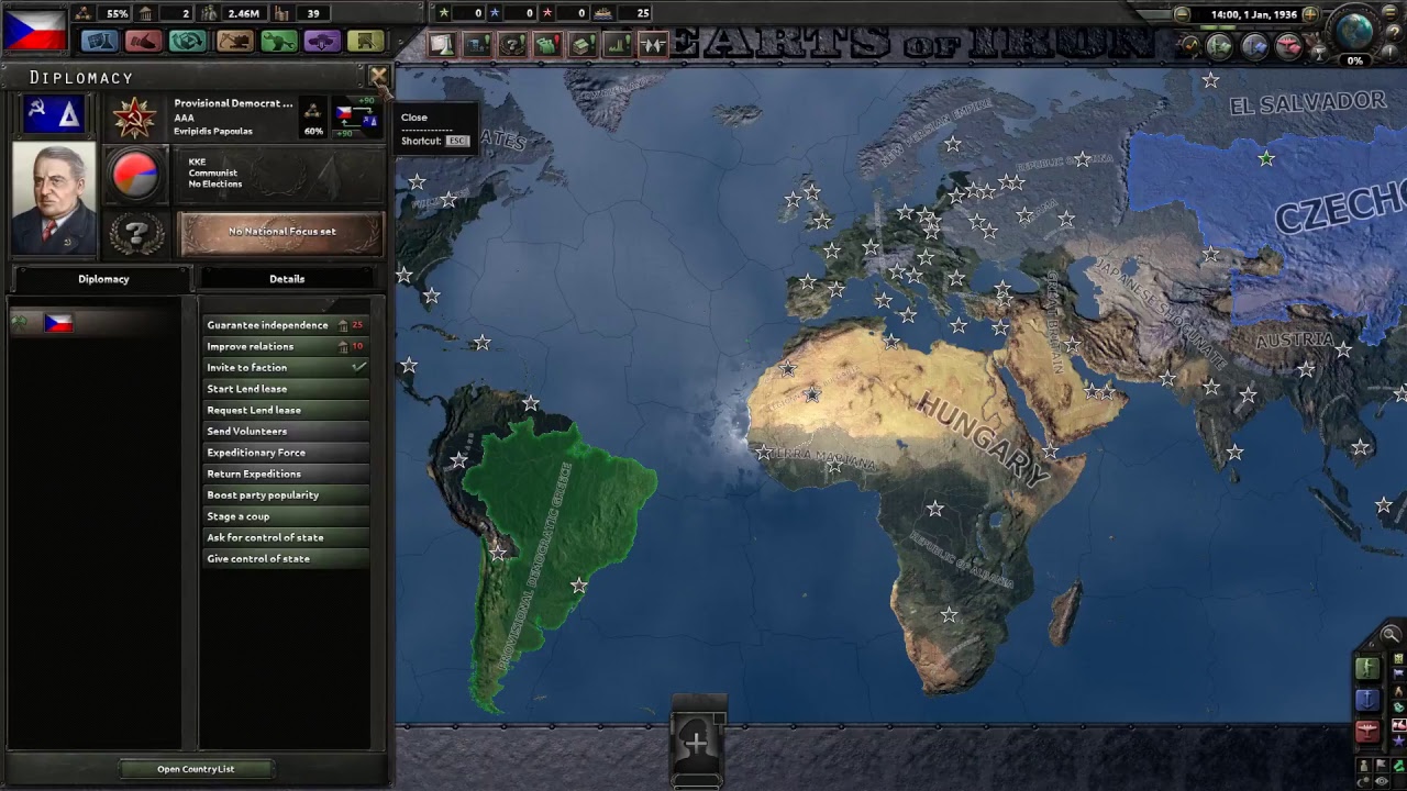Count Cristo's HOI4 Random Nations Multiplayer - YouTube