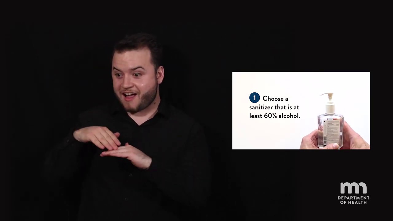 Cleaning Hands With Hand Sanitizer - American Sign Language (ASL) - YouTube