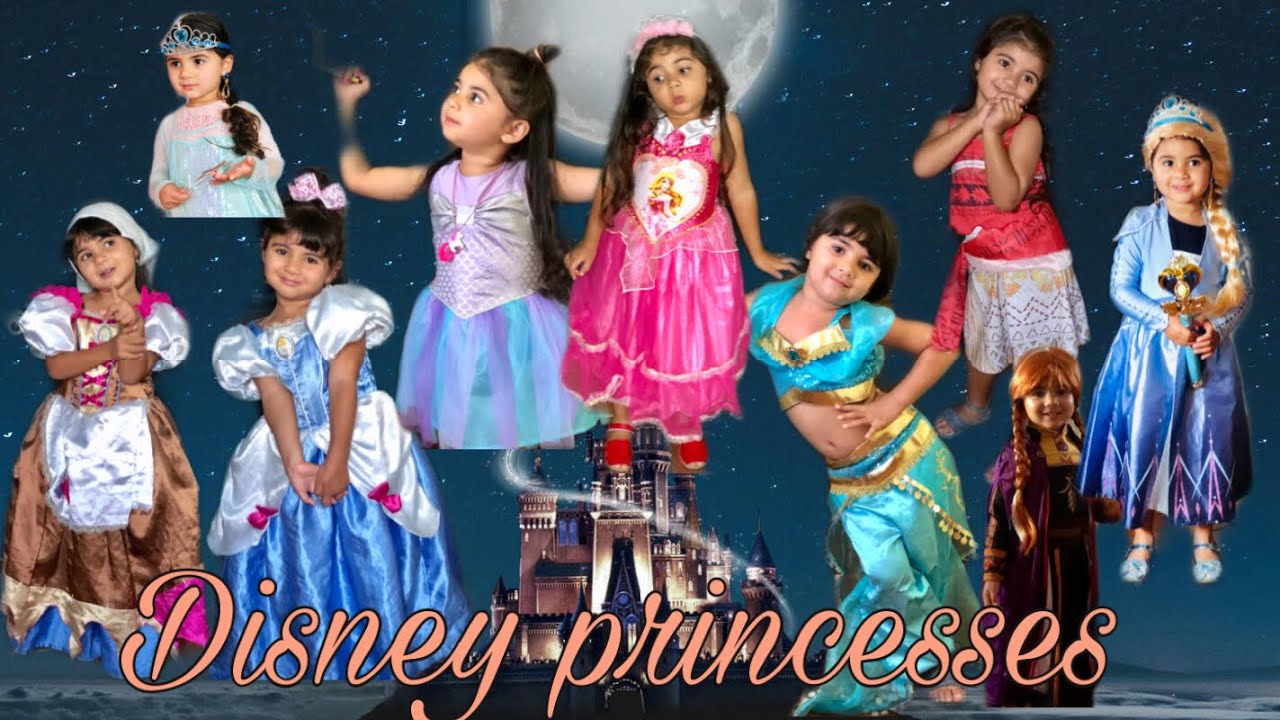 MARIEL DRESS UP AS DISNEY PRINCESSES /SHOUT OUT (Mami Ri Channel) - YouTube