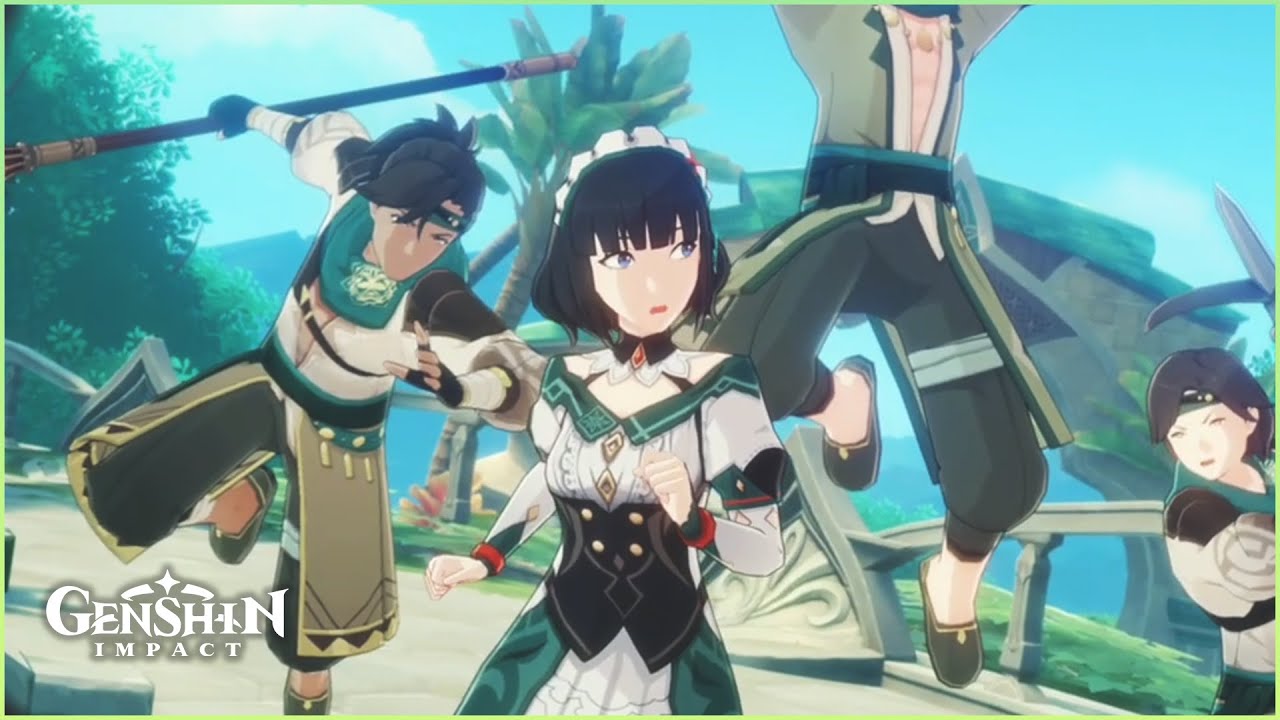 Katheryne Stabbed Full Cutscene | Genshin Impact 3.1 - YouTube