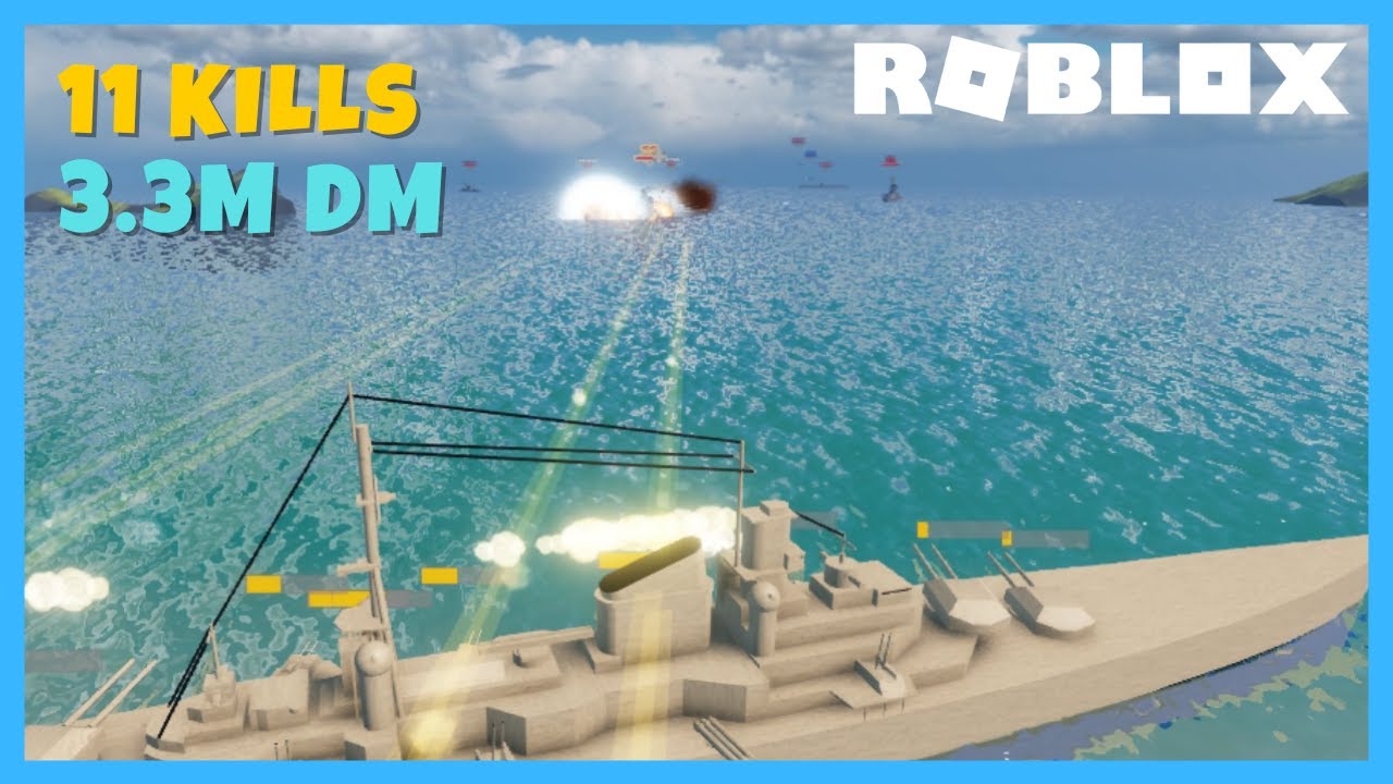 Roblox Warships | Tempest | 11 KILLS | 3.3M Damage - Replay Gameplay ...