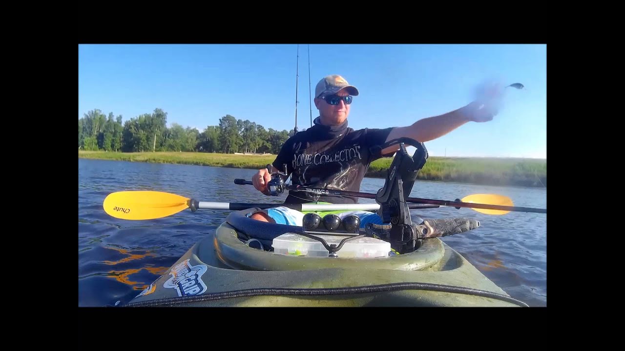 Kayak Fishing (Trophy Beach) - YouTube