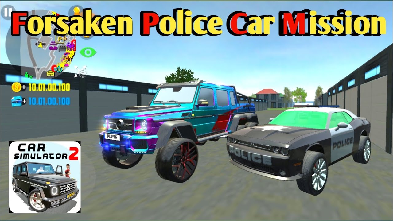 Forsaken Police Car Mission in Car Simulator 2 New Update - YouTube