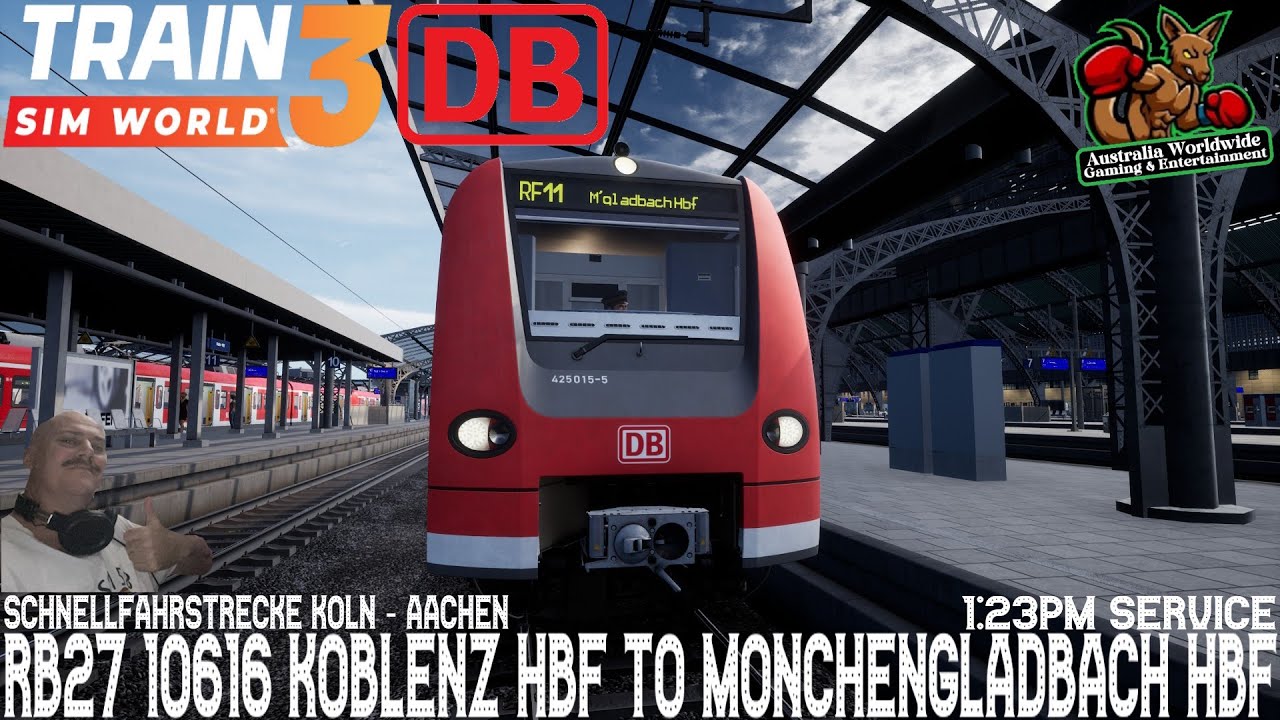 RB27 Koblenz Hbf To Monchengladbach Hbf 1:23pm Schnellfahrstrecke Koln ...
