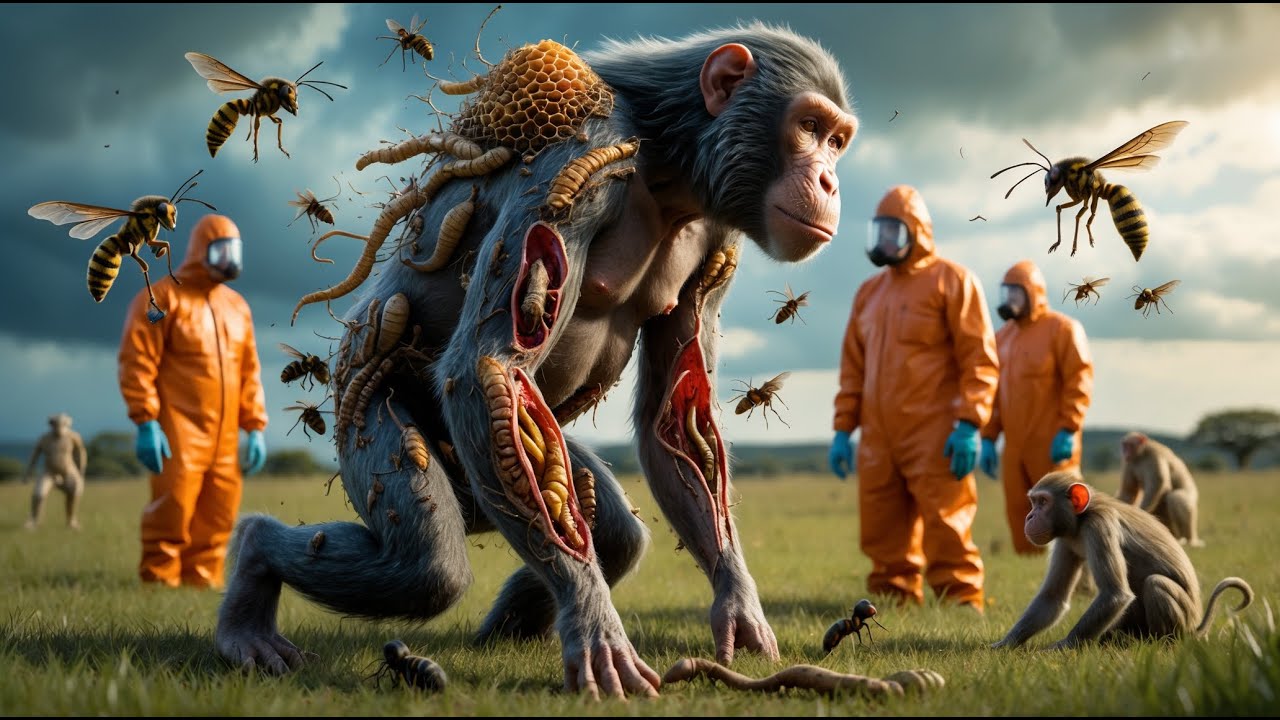 Horrifying Discovery: Chimpanzee Infected With Strange Parasite, Hazmat ...