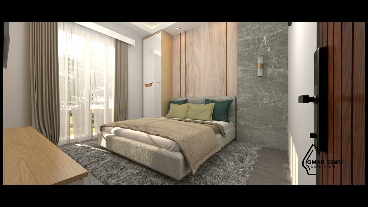 Inspirasi Desain Kamar Tidur Minumalis Ukuran 4x4 Agar Terlihat Luas ...