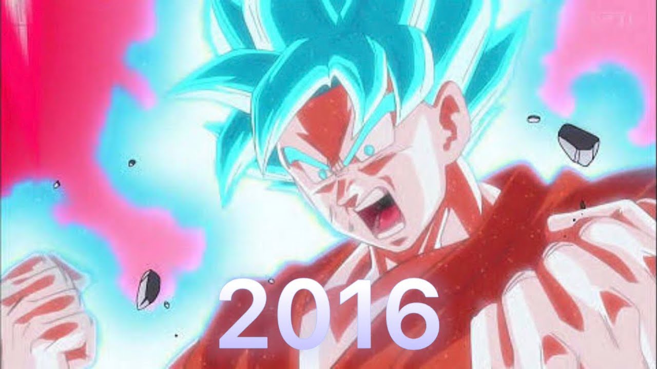 Evolution of Blue Kaioken Goku(2016〜2018) ＃dragonball ＃ブルー界王拳 #goku ...