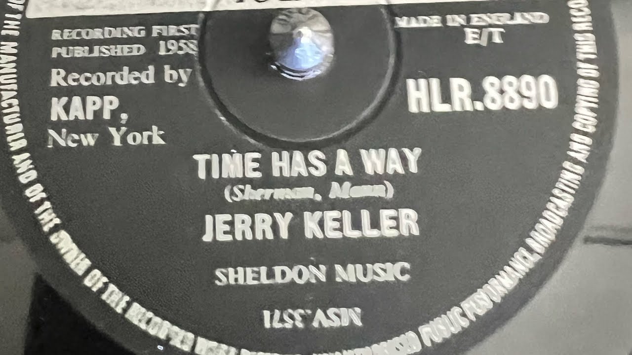 Jerry Keller - Time Has A Way 78rpm - YouTube