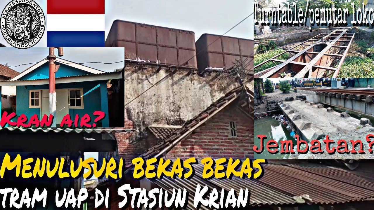 Ada turntable tua di Stasiun Krian???🤔 || Menulusuri bekas bekas alat ...