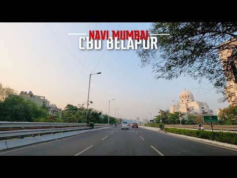 CBD Belapur | Fastest Growing Region of Navi Mumbai | 4K Evening Drive ...